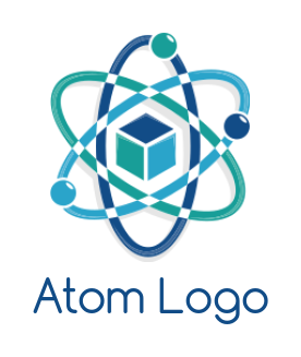 Download Atom Logos | Generate a Science Logo | LogoDesign.net