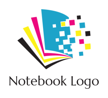Sleek Notebook Logos | Notebook Logo Creator | LogoDesign.net