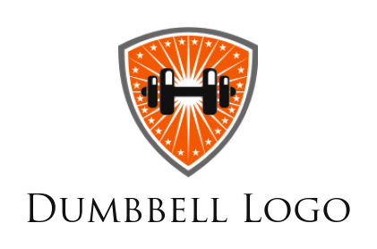 Free Dumbbell Logos | Barbell Logo Maker | LogoDesign.net