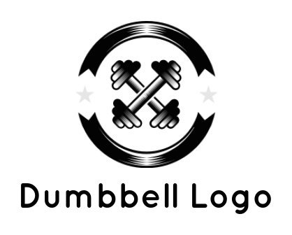 Best Dumbbell Logos | Barbell Logo Maker | LogoDesign.net