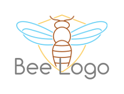 Free Bee Logos | Beehive Logo Samples | LogoDesign.net