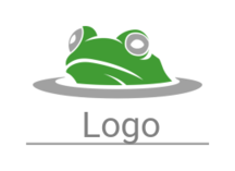 Skull Frog Logo