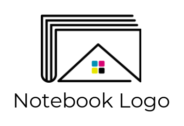 Sleek Notebook Logos | Notebook Logo Creator | LogoDesign.net