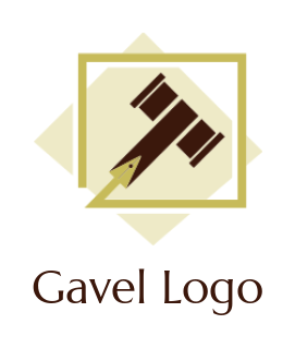 Professional Gavel Logos | Gavel Logo Samples | LogoDesign.net