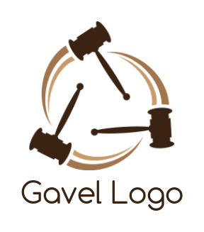 Professional Gavel Logos | Gavel Logo Samples | LogoDesign.net