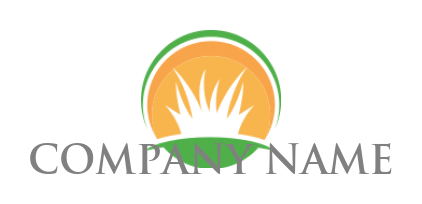 grass cutting lawn mower | Logo Template by LogoDesign.net