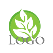 swoosh around leaves | Logo Template by LogoDesign.net