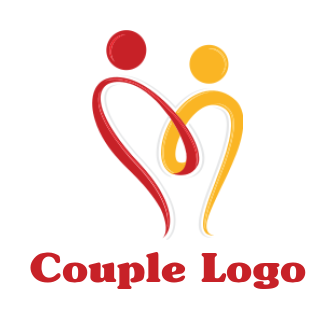 Attractive Couple Logos | Lovers Logo Maker | LogoDesign.net