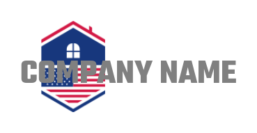 half house inside the square | Logo Template by LogoDesign.net