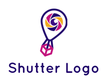Camera Shutter Logo Psd