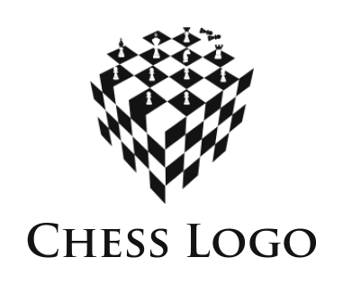 Classy Chess Logos | Chess King Logo Maker | LogoDesign.net