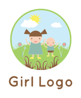 Get Girl Logos | Unique Girl Logo Design Templates | LogoDesign.net