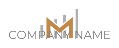 letter m inside shield with wings | Logo Template by LogoDesign.net
