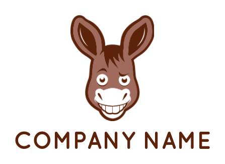 Free Donkey Logos | Fantastic Mule Logo Designs | LogoDesign.net