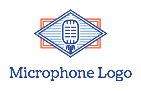 Finest Microphone Logos | DIY Mic Logo Maker | LogoDesign.net