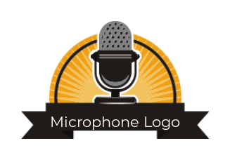 Finest Microphone Logos | DIY Mic Logo Maker | LogoDesign.net