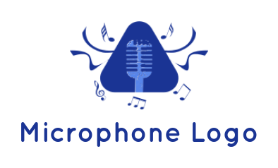 Finest Microphone Logos | DIY Mic Logo Maker | LogoDesign.net