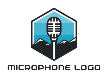 Finest Microphone Logos | DIY Mic Logo Maker | LogoDesign.net