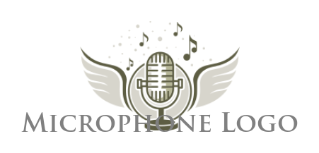 Finest Microphone Logos | DIY Mic Logo Maker | LogoDesign.net