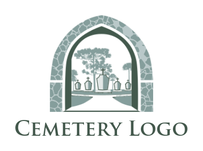 Free Cemetery Logos | Make a Cemetery Logo Design | LogoDesign.net