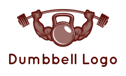 Free Dumbbell Logos | Barbell Logo Maker | LogoDesign.net