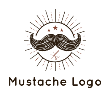 DIY Mustache Logos | Mustache Logo Templates | LogoDesign.net