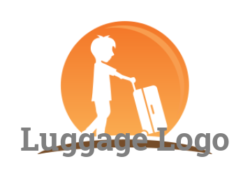Make a Luggage Logo | Fast Suitcase Logo Maker | LogoDesign.net