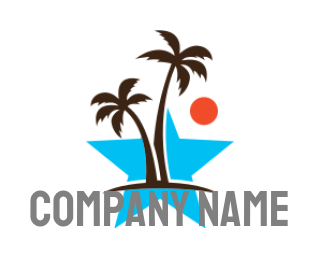 Palm Tree Logo Creator | Create Free Palm Tree Logos | LogoDesign.net