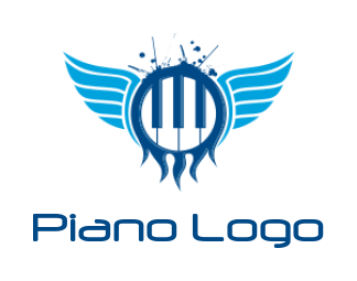 Free Piano Logos | Piano Keys Logo Maker | LogoDesign.net