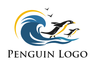 Cute Penguin Logos | Penguin Logo Maker | LogoDesign.net