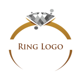 DIY Ring Logo Maker | Diamond Ring Logo Designs | LogoDesign.net