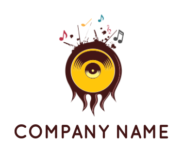 Creative Music Note Logos | Make a Logo Design | LogoDesign.net