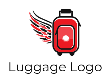 Make a Luggage Logo | Fast Suitcase Logo Maker | LogoDesign.net