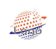 swoosh around pixel globe | Logo Template by LogoDesign.net