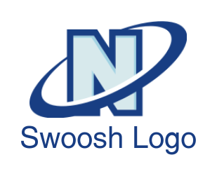 Creative Swoosh Logos | Swoosh Logo Ideas Online | LogoDesign