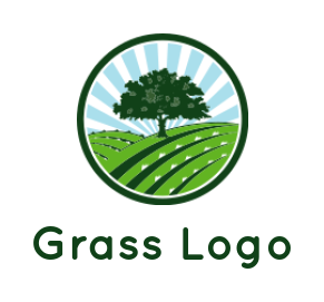 Beautiful Grass Logos | Design Your Own Grass Logo | LogoDesign.net