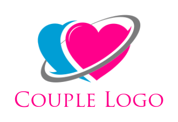 Attractive Couple Logos | Lovers Logo Maker | LogoDesign.net