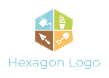 Awesome Hexagon Logos | Create a Hexagon Logo Online